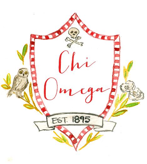 Over The Moon Greek | Chi Omega ☠️