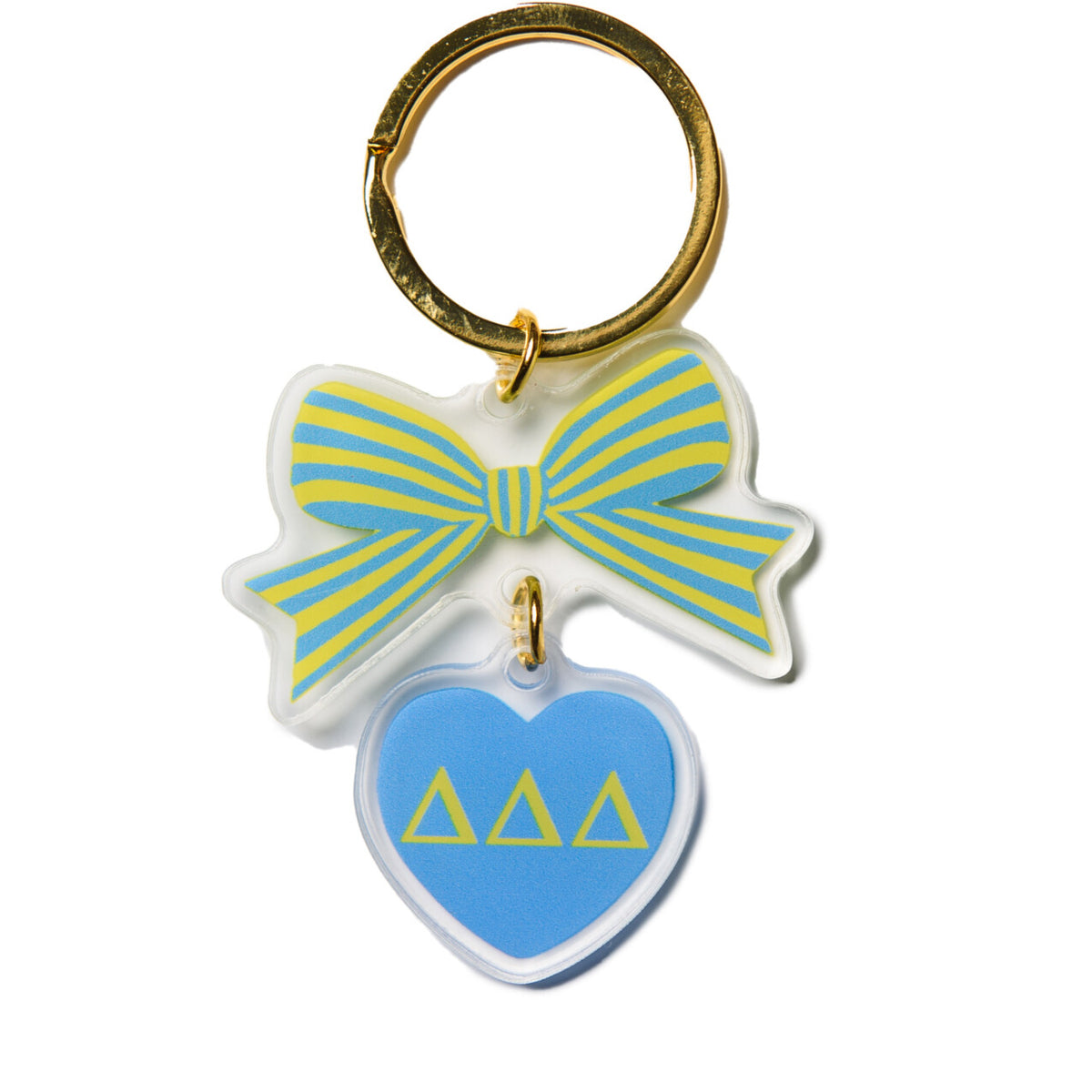 Tri Delta BOW-DACIOUS Keychain | Over The Moon Greek