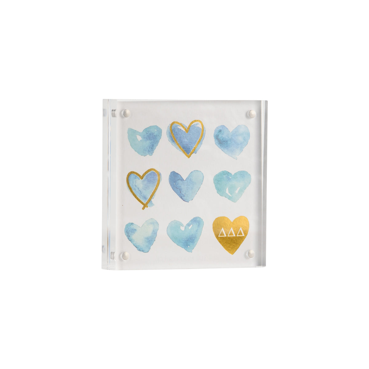 Delta Delta Delta Heart Mini Print | Over The Moon Greek