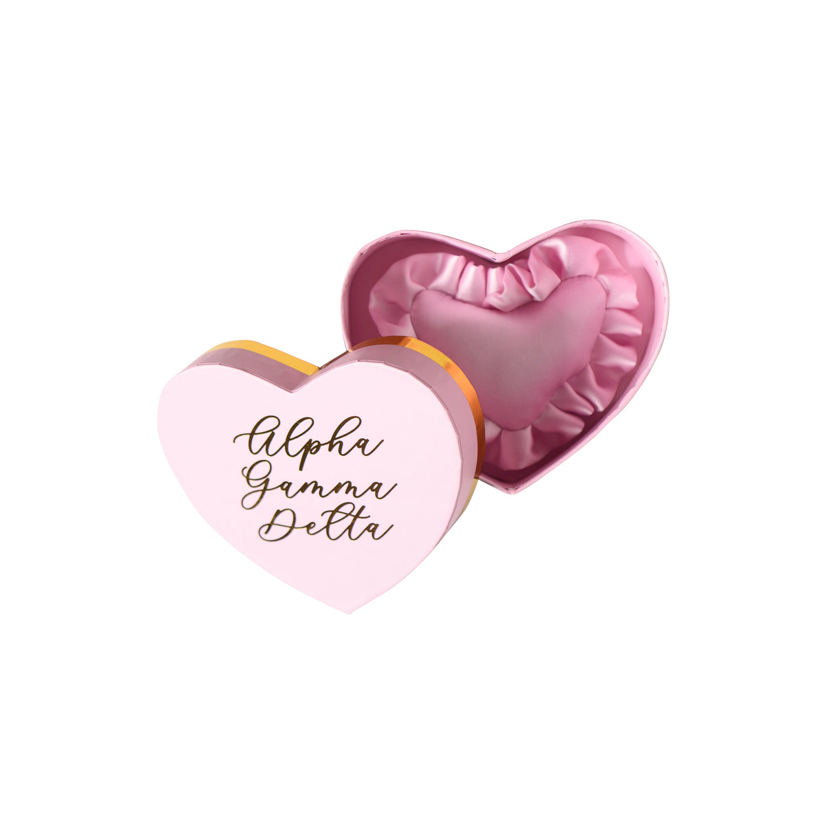 Alpha Gamma Delta Badge Pillow & Box | Over The Moon Greek