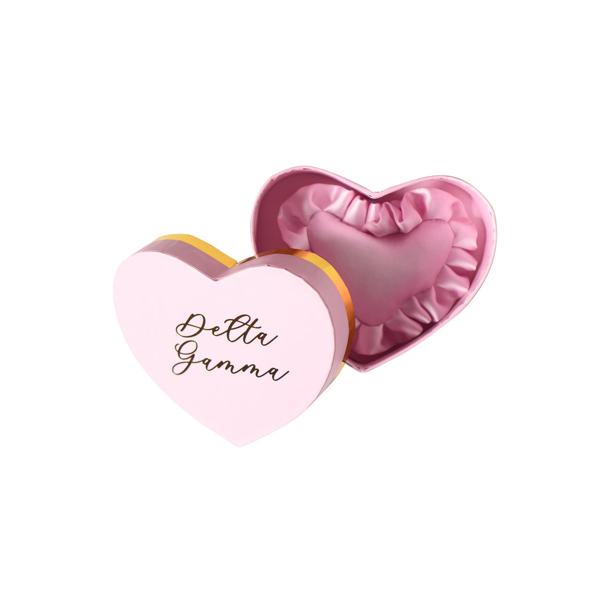 Delta Gamma Badge Pillow and Box | Over The Moon Greek