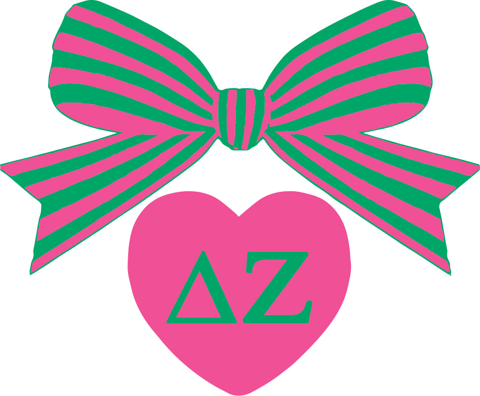 Delta Zeta BOW-DACIOUS Decal | Over The Moon Greek