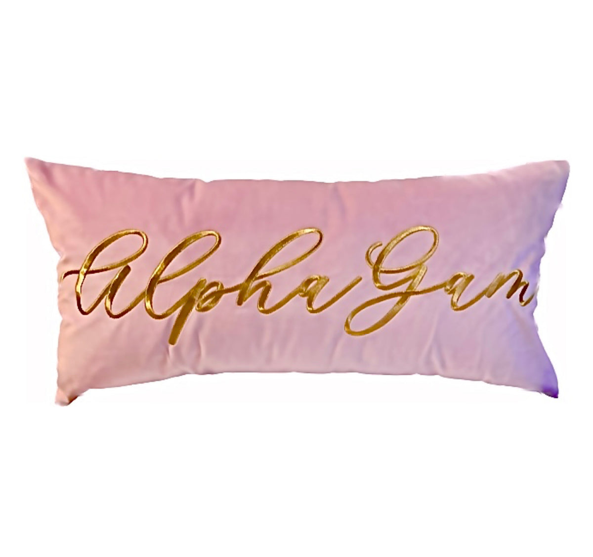 Alpha Gam Lumbar Pillow | Over The Moon Greek
