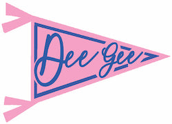 Dee Gee SPIRIT PENNANT Decal | Over The Moon Greek