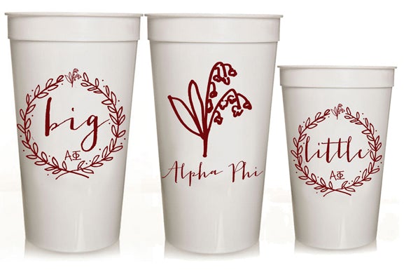 Alpha Phi Big Sis Cup | Over The Moon Greek