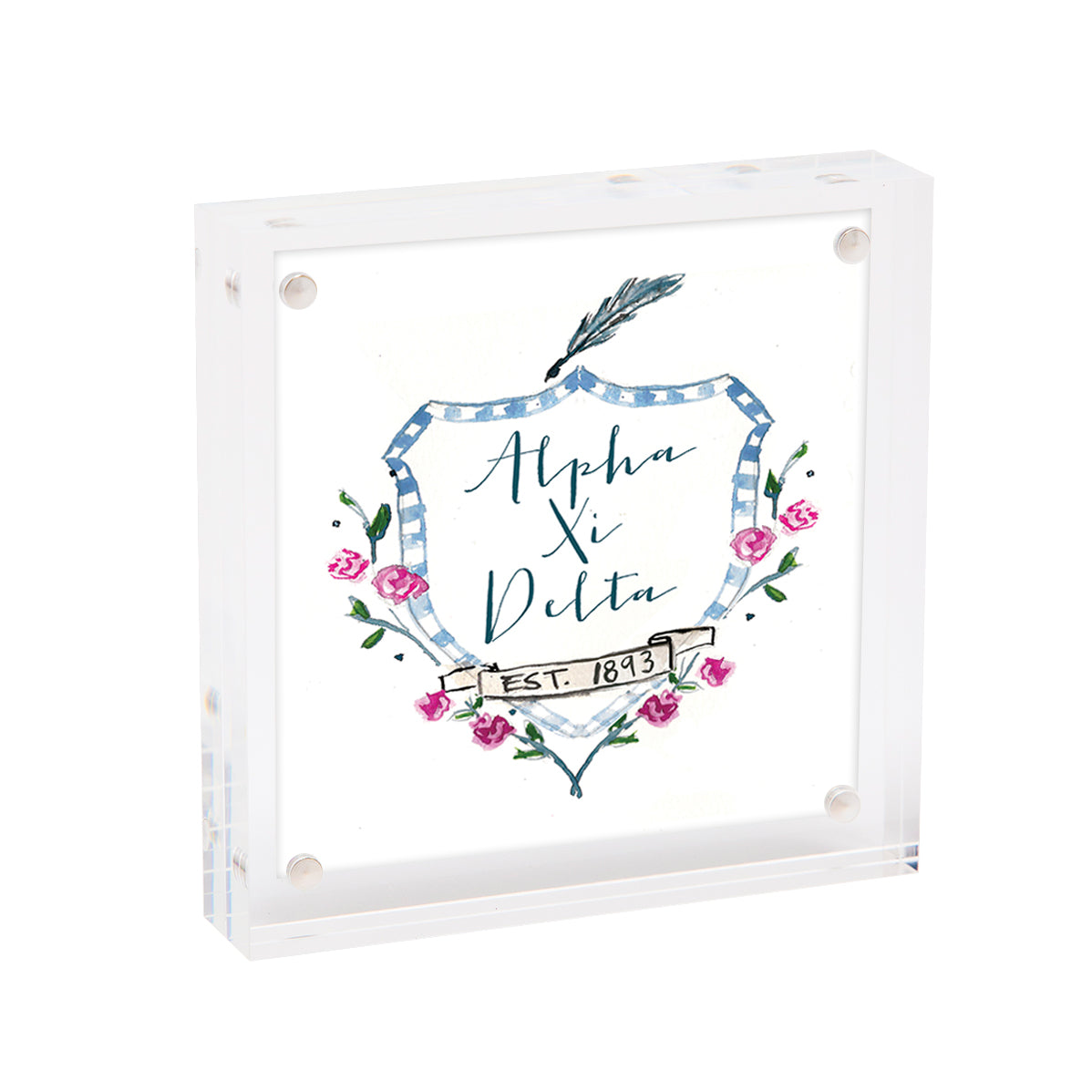 Alpha Xi Delta MOTIF Mini Print | Over The Moon Greek