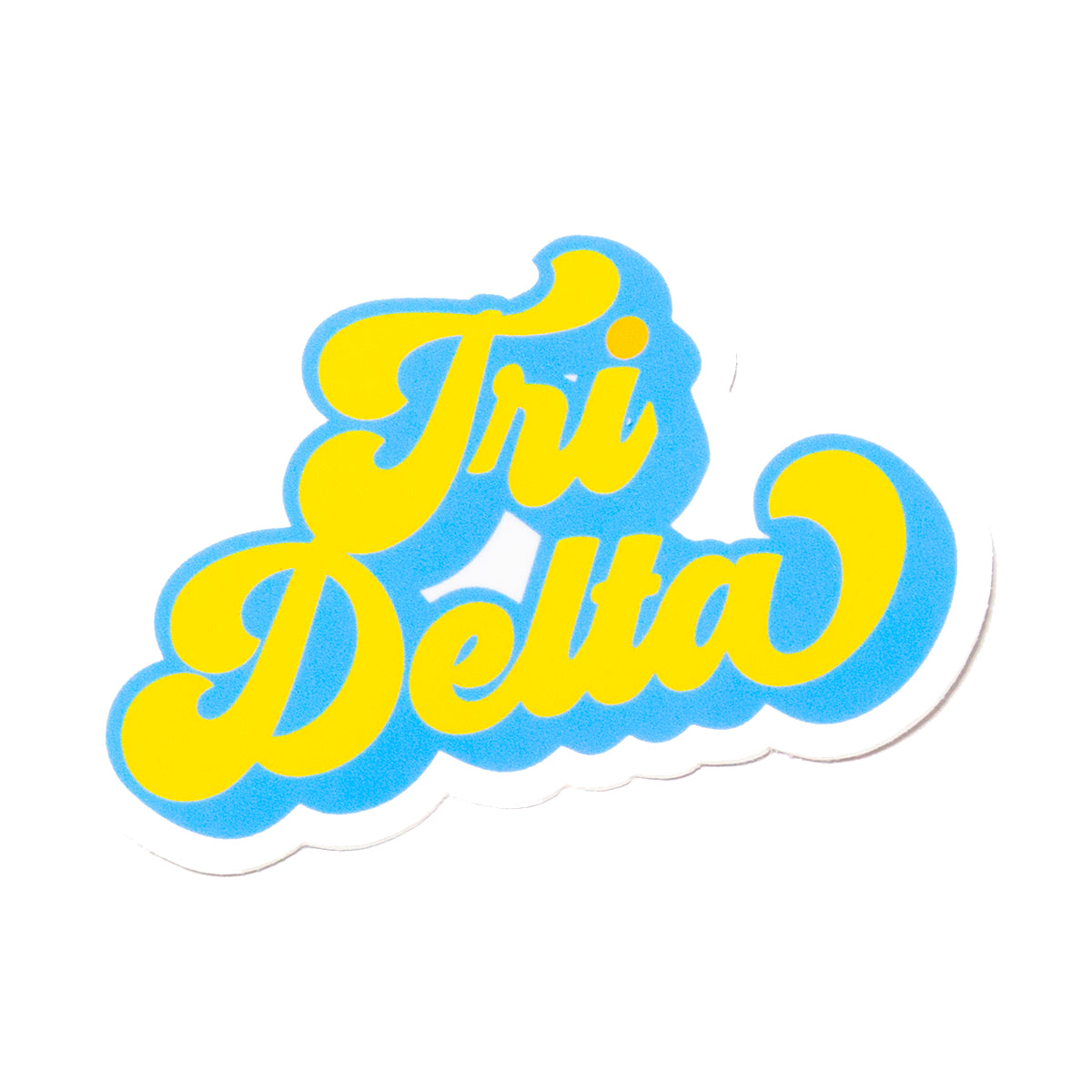 Tri-Delta RETRO Decal – Over The Moon Greek
