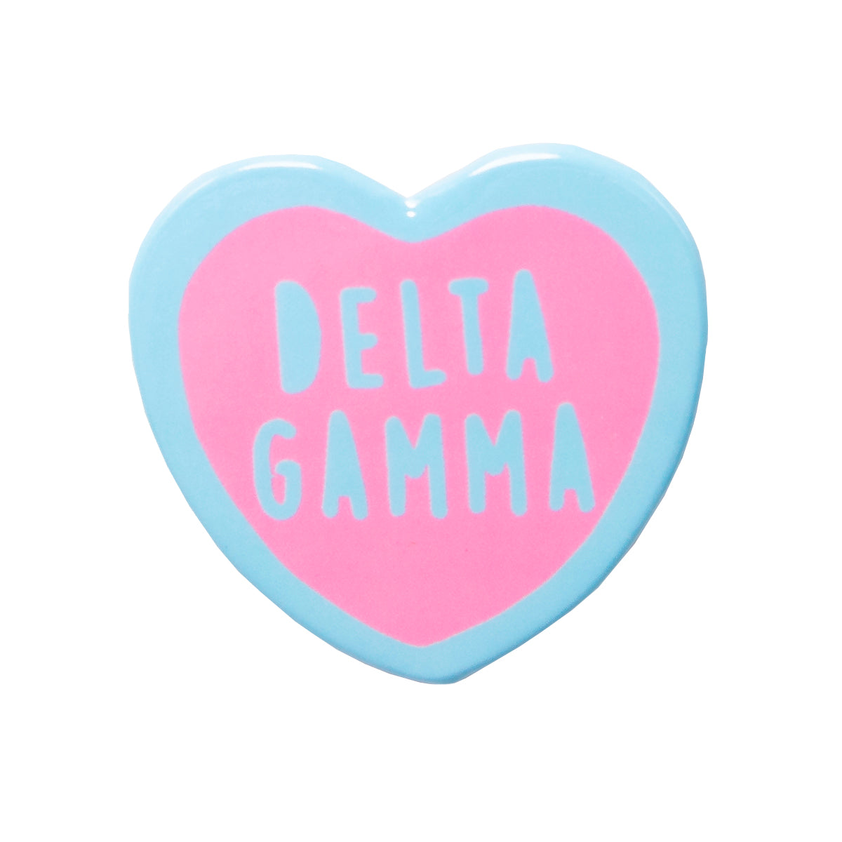 Delta Gamma Sweet Heart Button | Over The Moon Greek