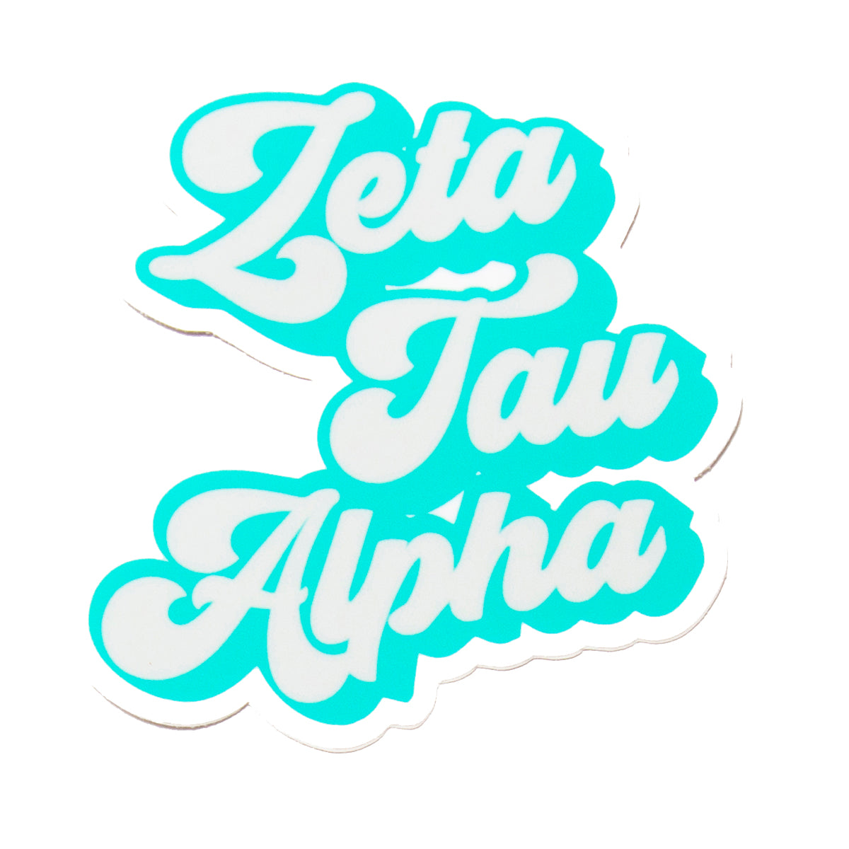 Zeta Tau Alpha RETRO Decal – Over The Moon Greek
